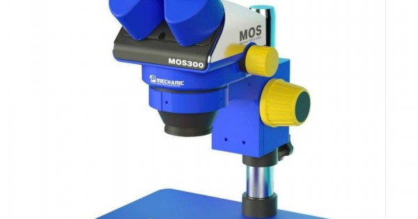 MECHANIC MOS 300 Stereo Trinocular Microscope 6-45X Original with B11 ...