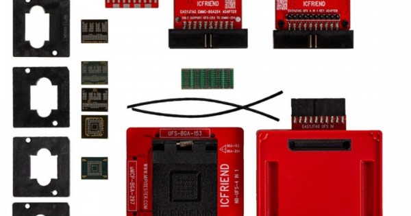 IC FRIEND 6IN1 UFS BGA153 / BGA254 / BGA297 SOCKET FOR EASY JTAG PLUS ...