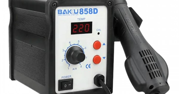 BAKU 858D DIGITAL SMD REWORK SOLDERING STATION AUTOCUT ORIGINAL