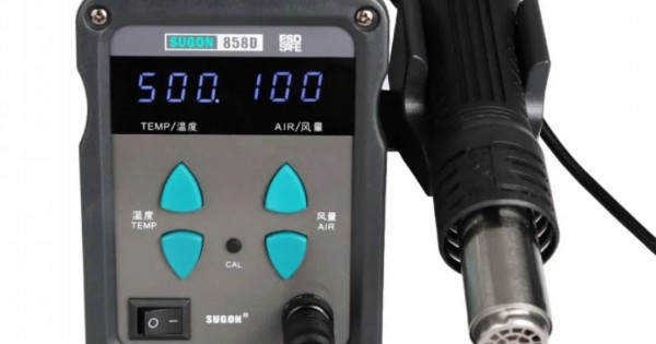 SUGON 858D Brushless SMD Blower Lead Free Hot Air Tool for Soldering ...