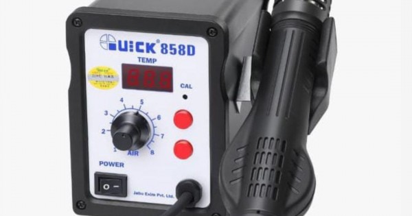 QUICK 858D DIGITAL SMD REWORK SOLDERING STATION ( AUTO CUT )